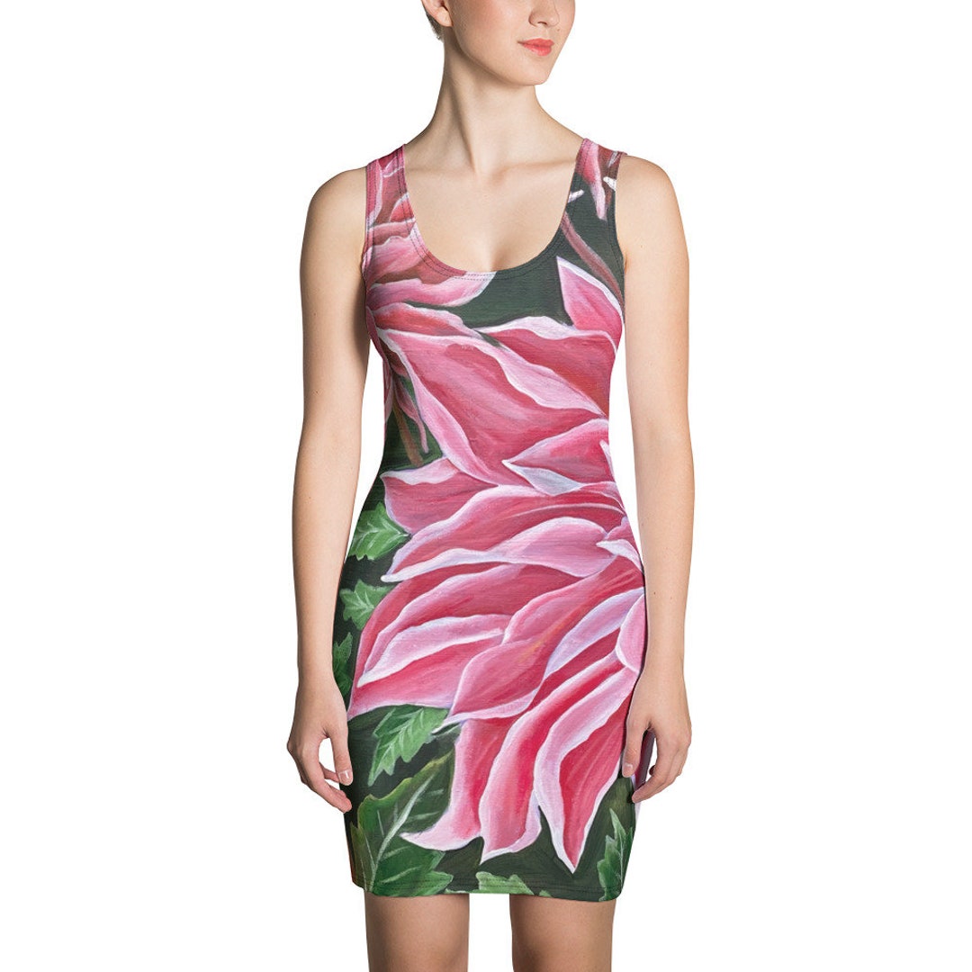 Labyrinth Dahlia Sublimation Cut & Sew Dress - Etsy