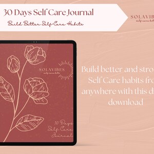 30 Day Self Care Journal - Build Better Stronger Self Care Habits ...