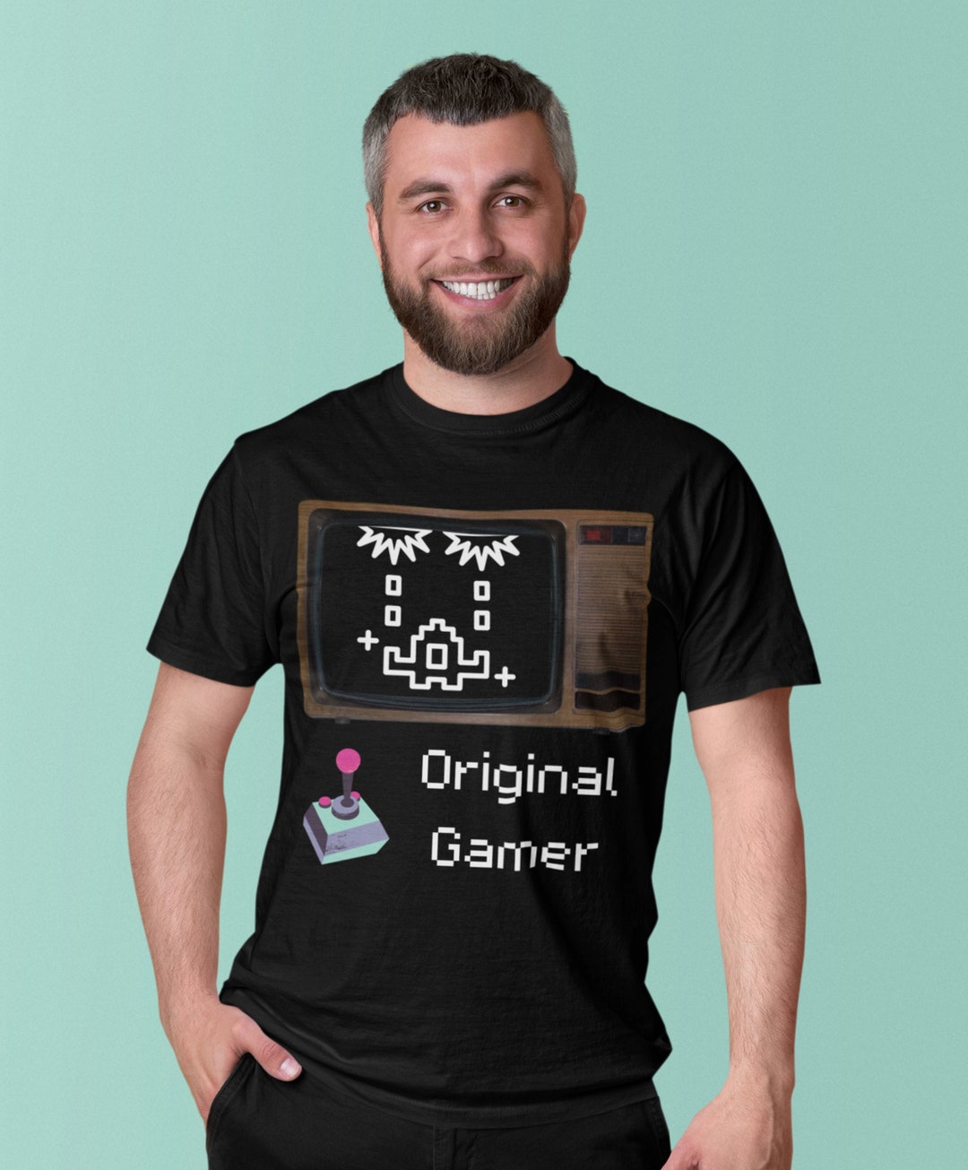 Original Gamer Shirt. Retro Gaming T-shirt. Shirts for Gamers. Retro ...