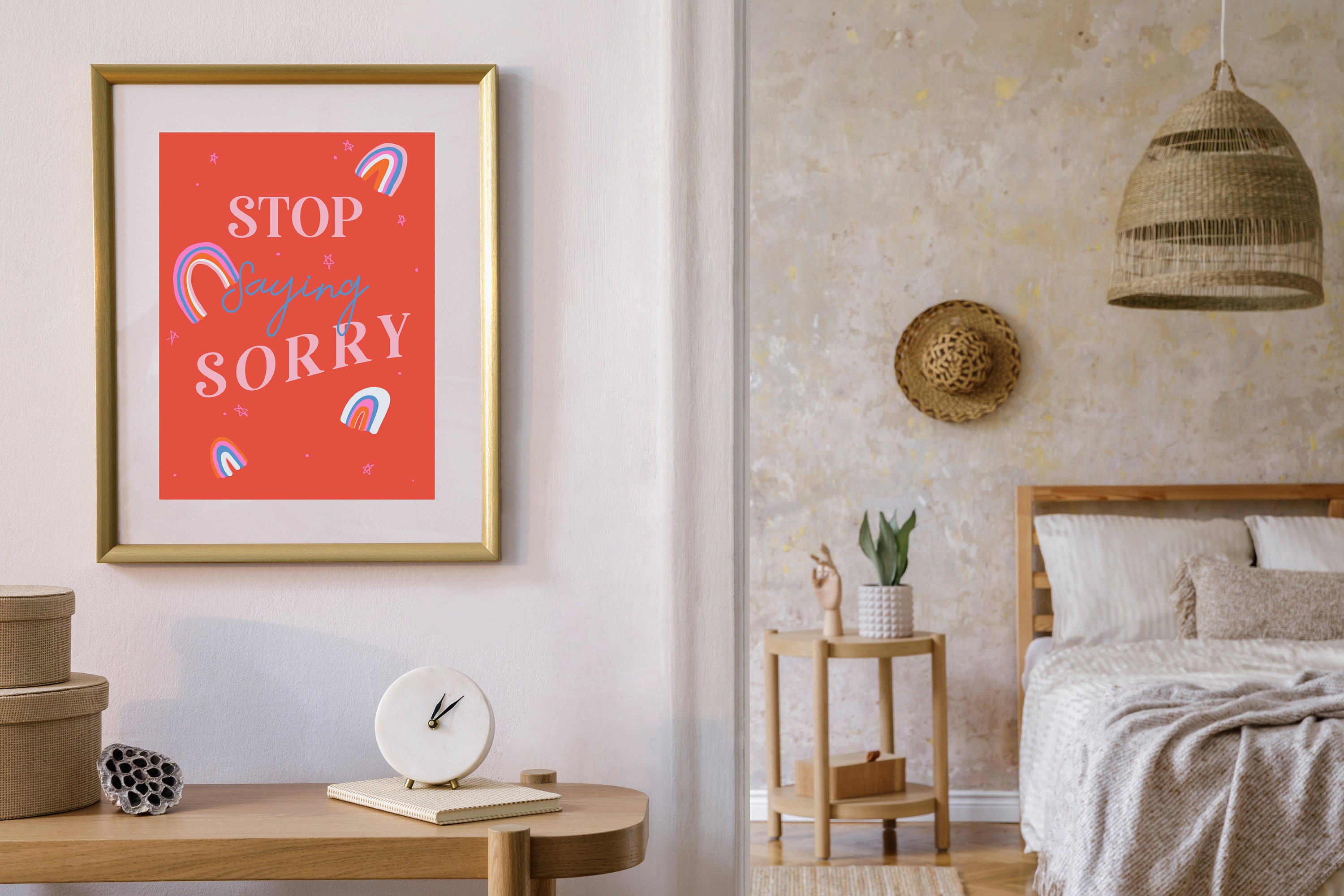 Stop Saying Sorry - Feminist Art - Quote Art - Digital Download - Art ...