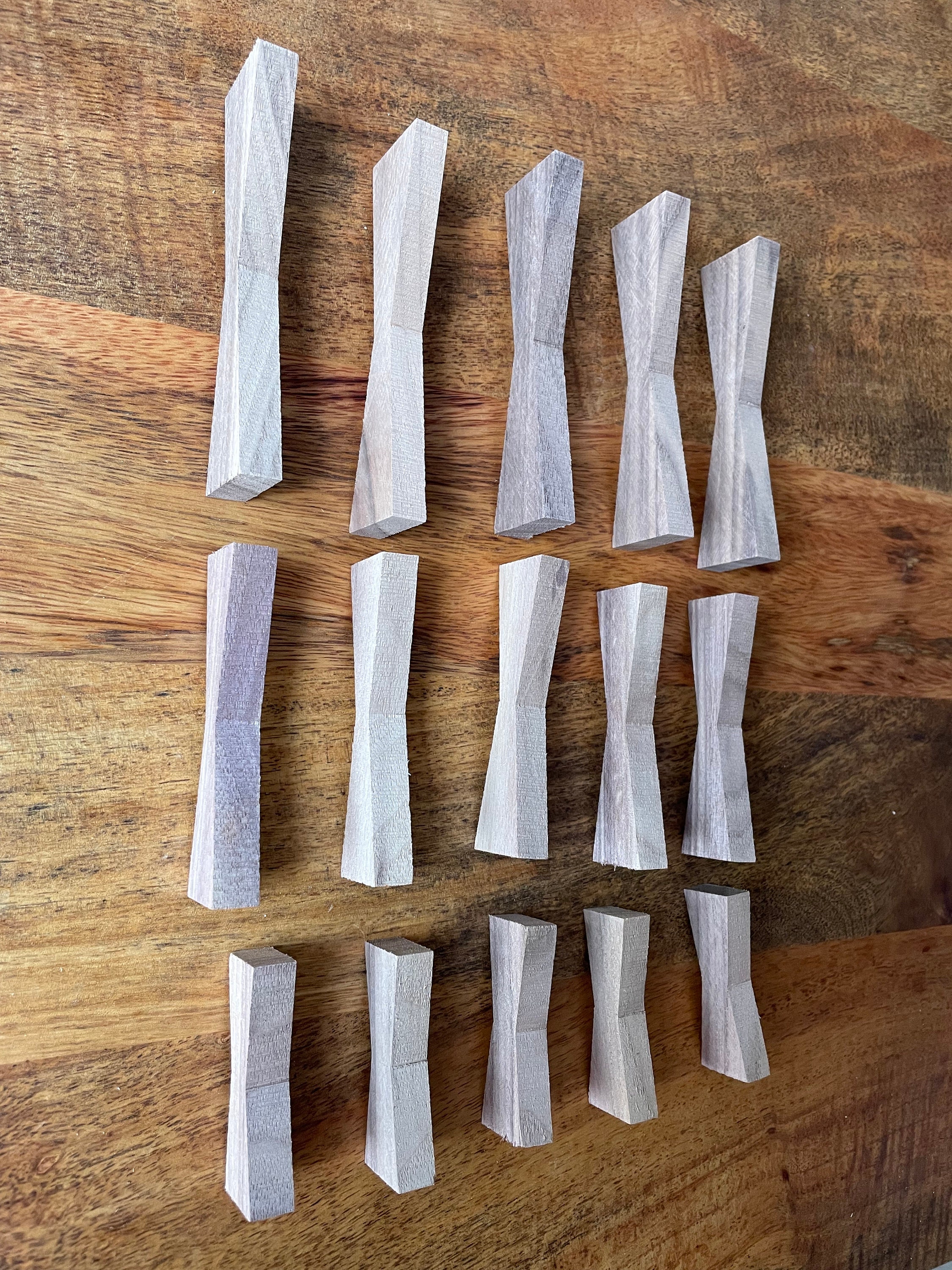 Bow Tie Inlay American Black Walnut Bow Tie Inlay 15 Pack - Etsy