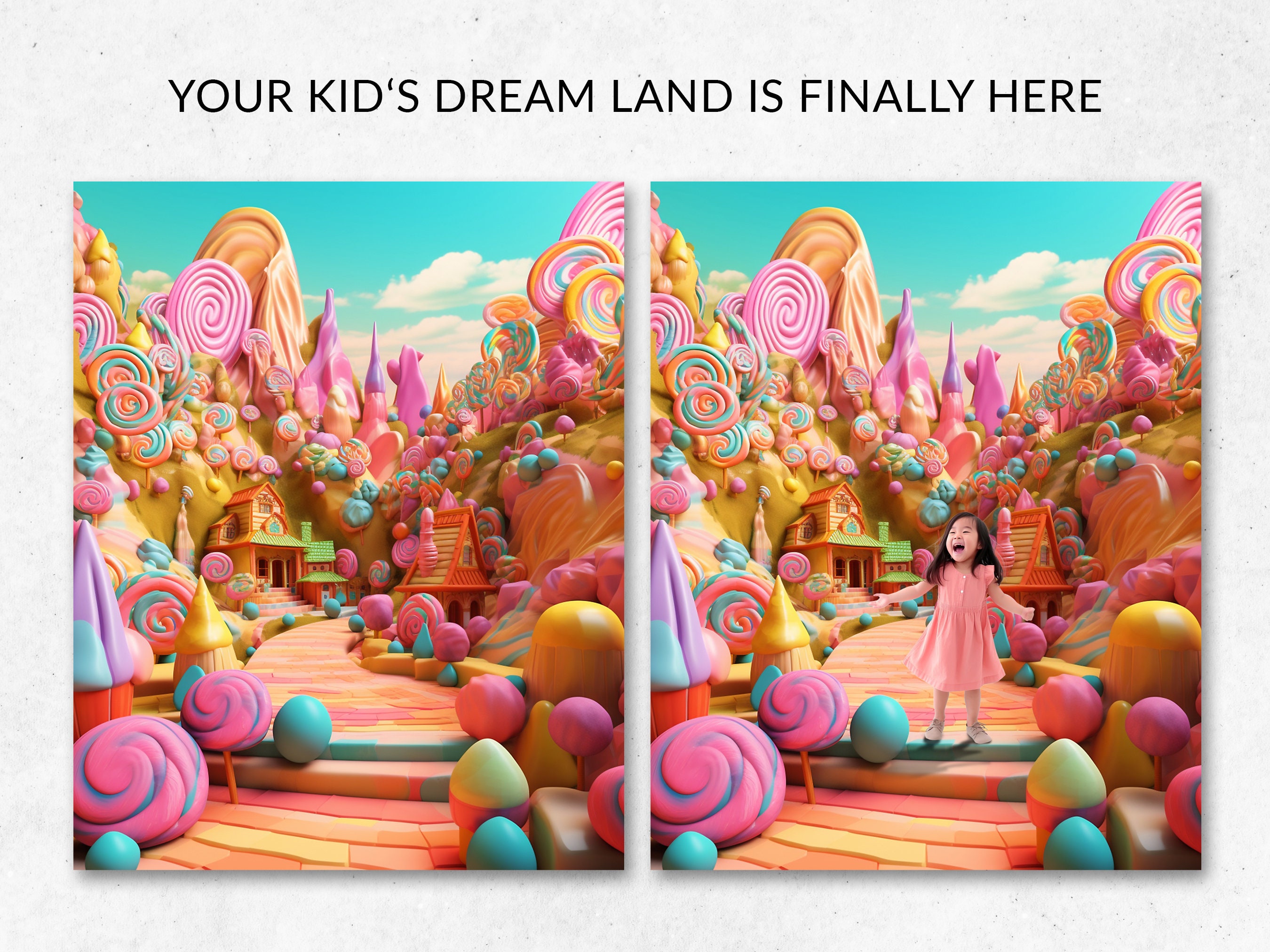 Value Background Bundle Candy Land Backdrop Princess Castle Backdrop ...