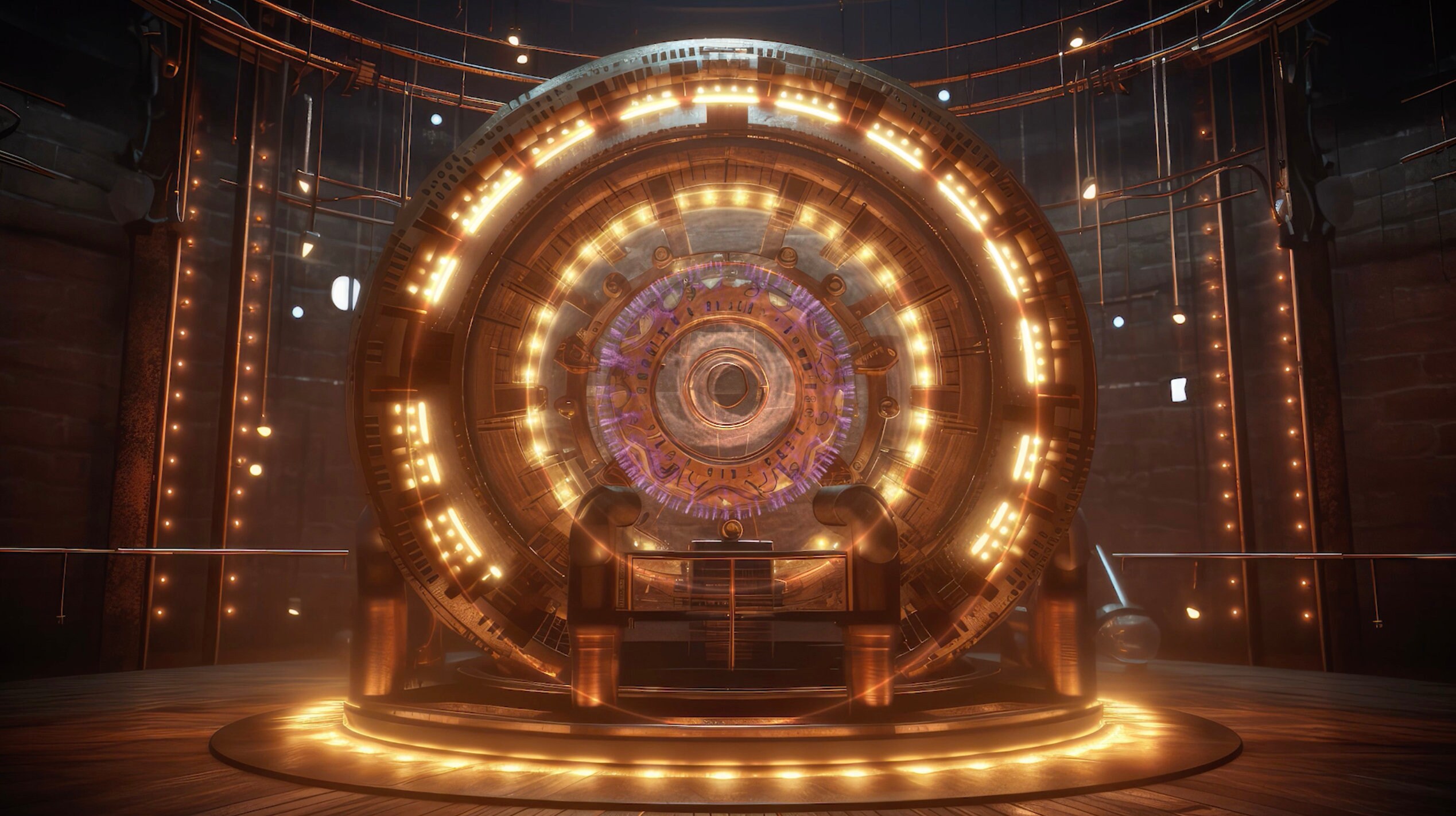 Vtuber Animated Background Futur Circle Twitch Overlay Package Twitch ...