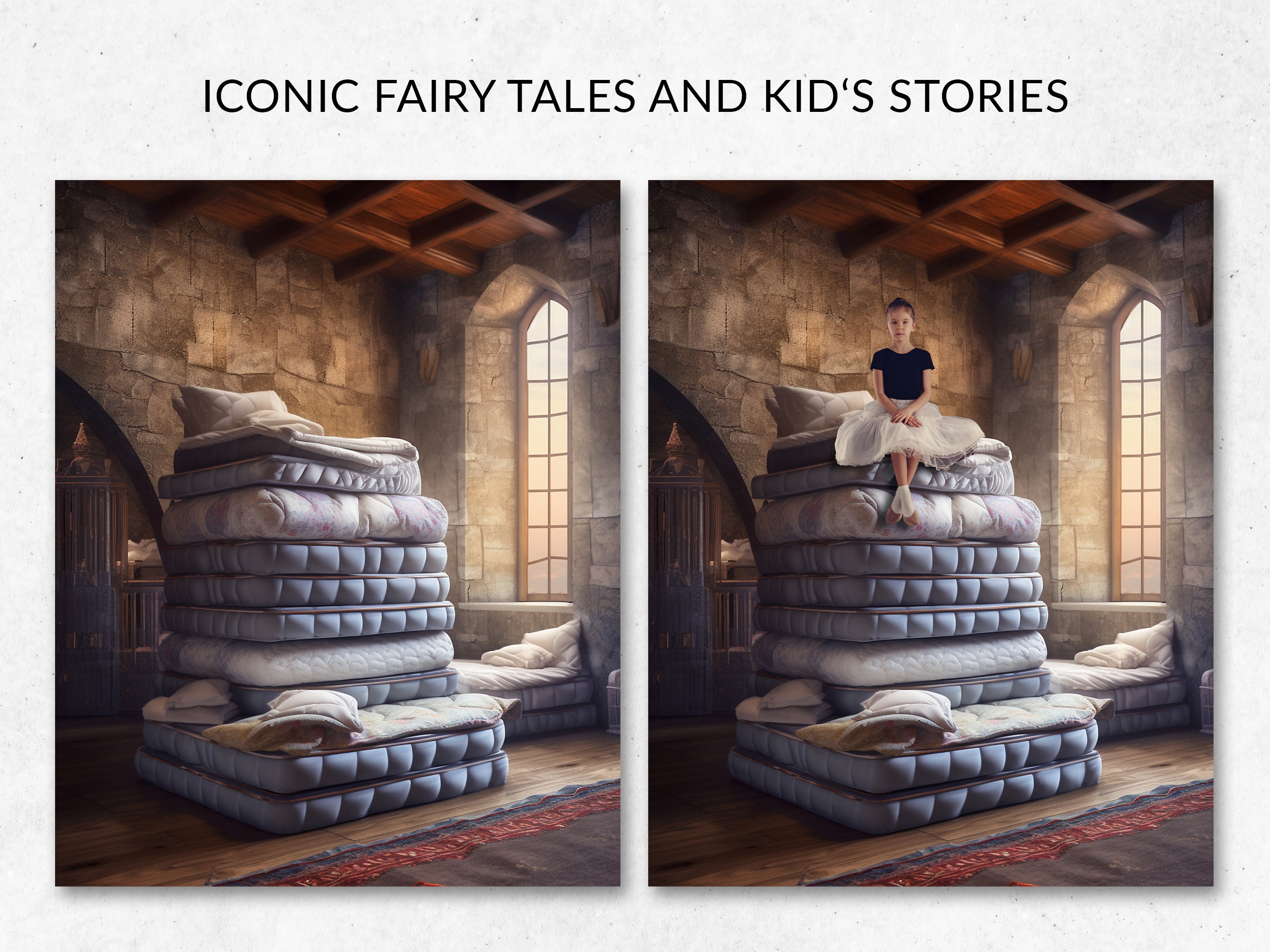 Value Bundle of 20 Iconic Fairy Tale Backdrop, Princess Background ...