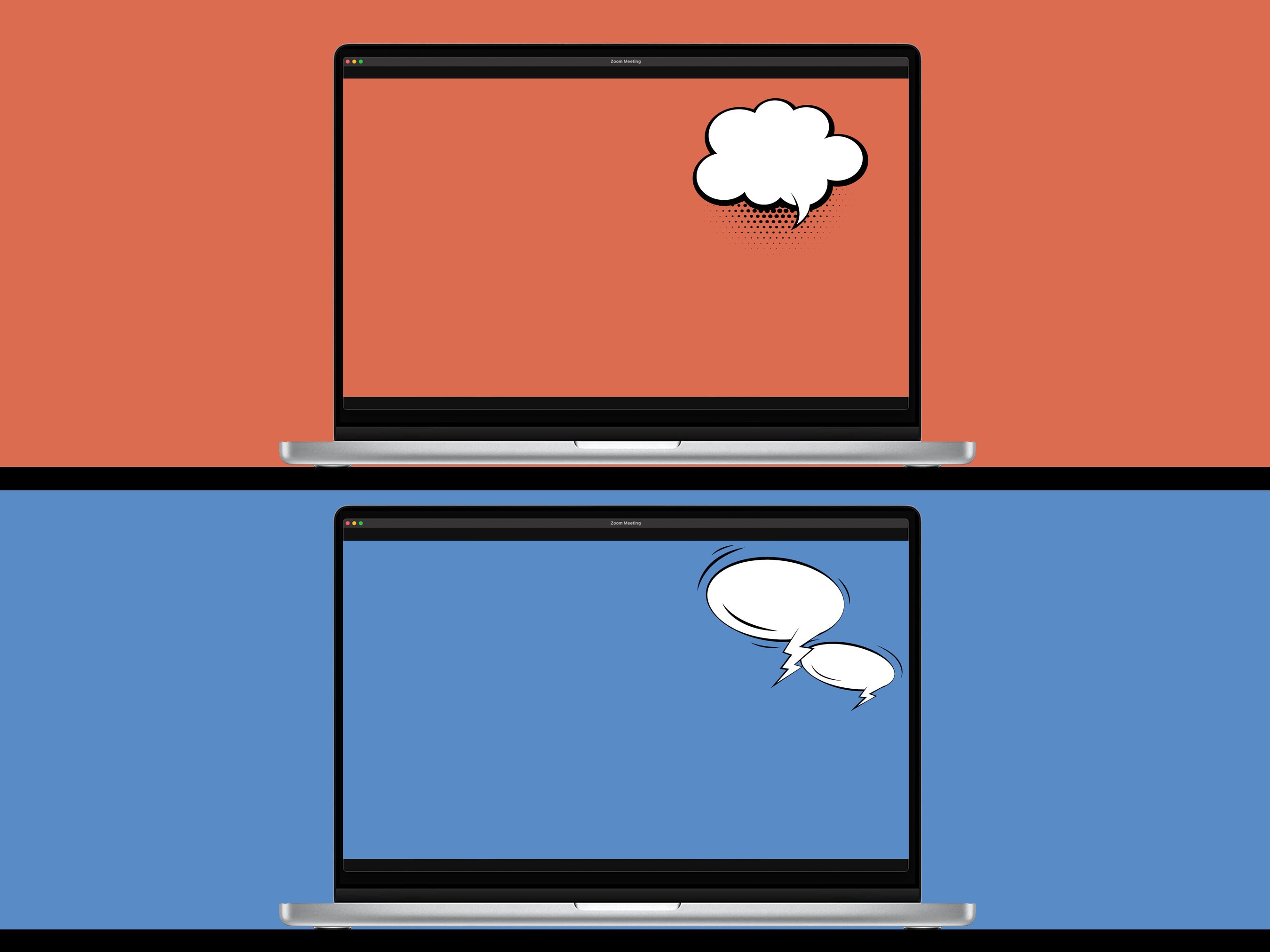 Set of 10 Zoom Backgrounds Streamer Backdrop Empty Speech - Etsy