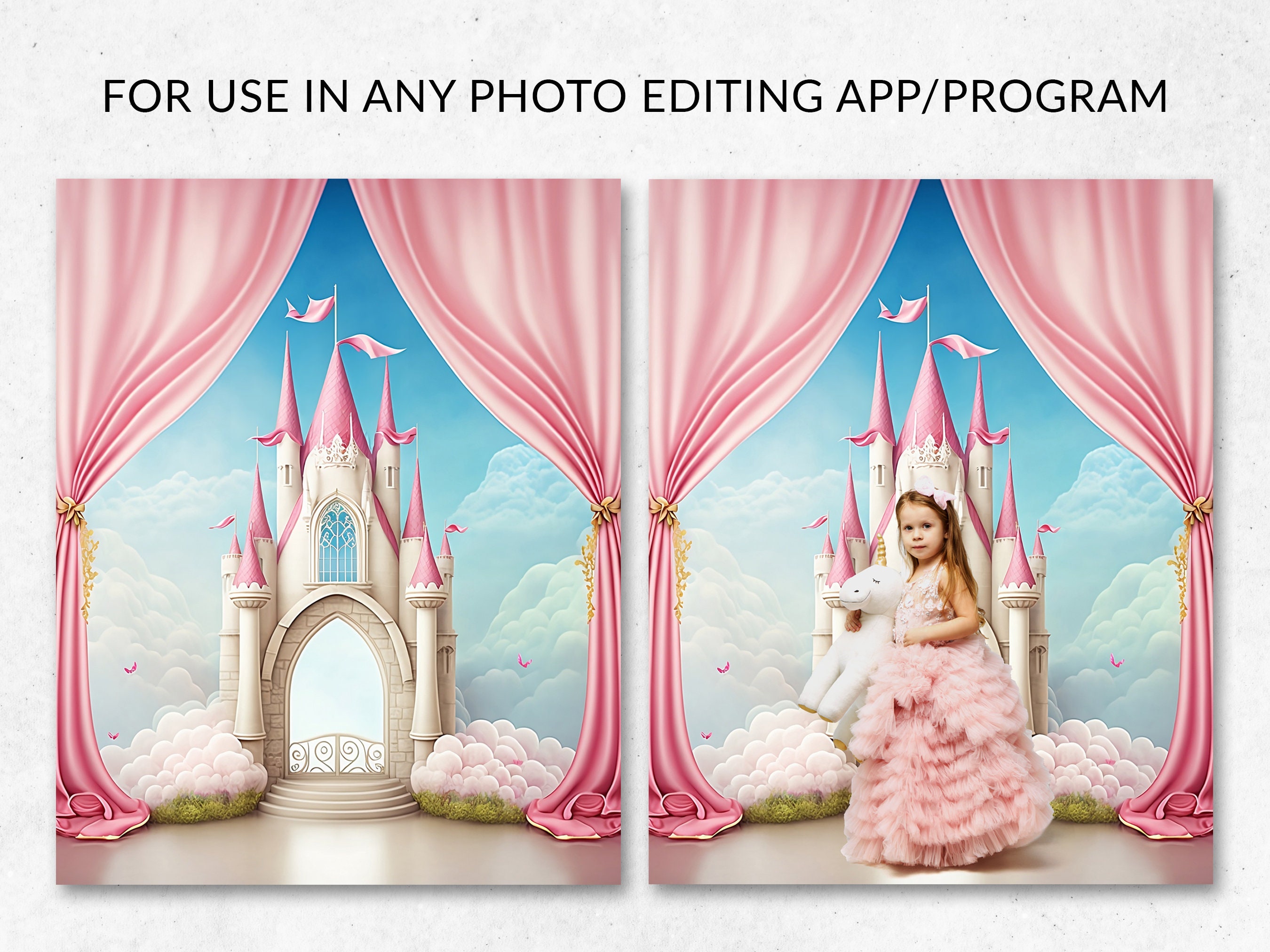 Value Digital Background Bundle Princess Castle Backdrop Magic - Etsy