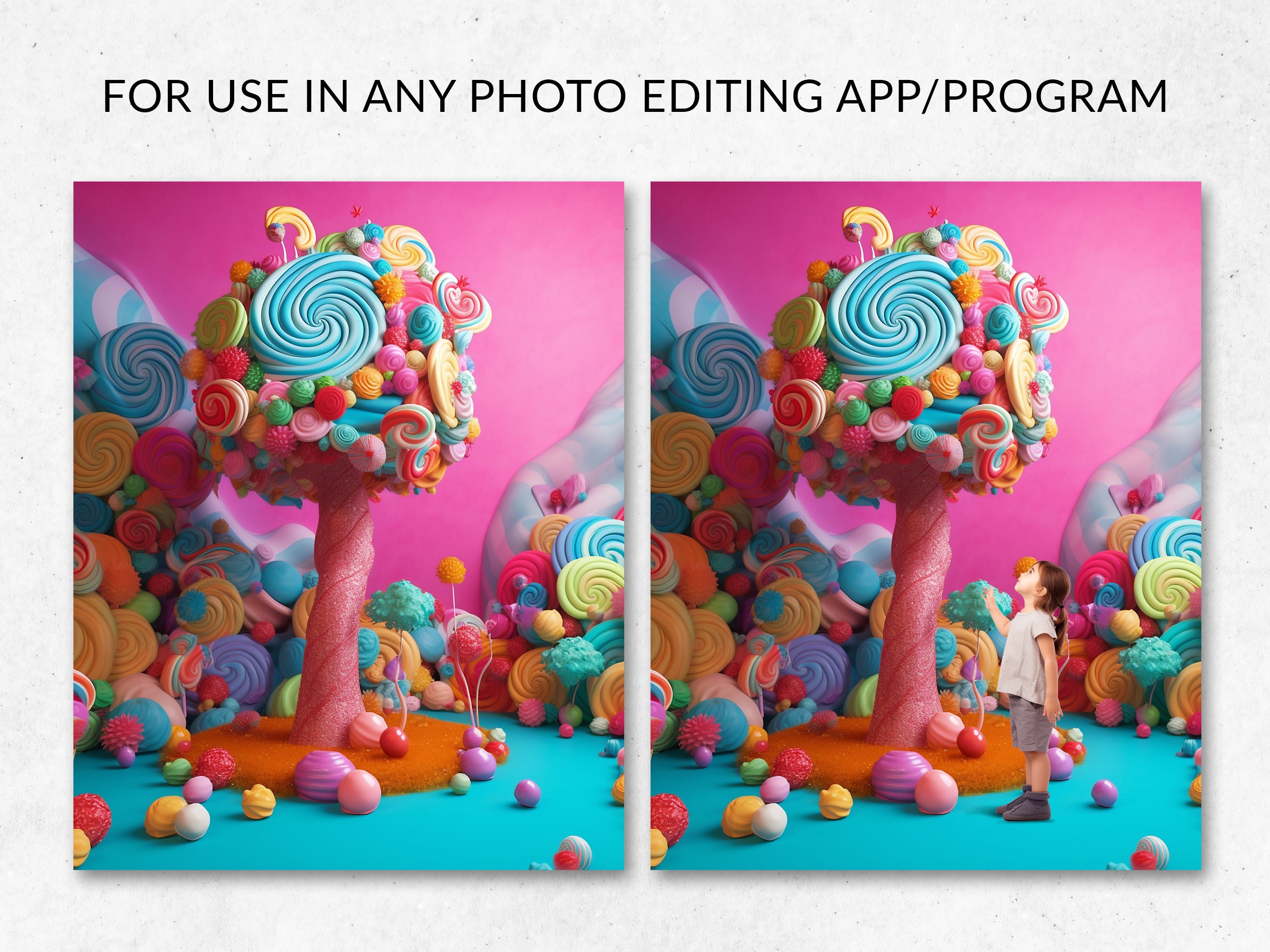 Value Background Bundle Candy Land Backdrop Princess Castle Backdrop ...