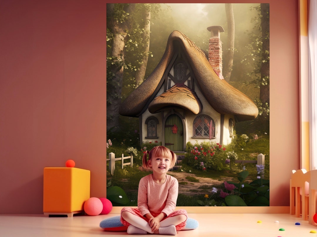 8x10 Ft Fairy Tale Wallpaper Backdrop Studio 8x10 Princess Wall Paper ...