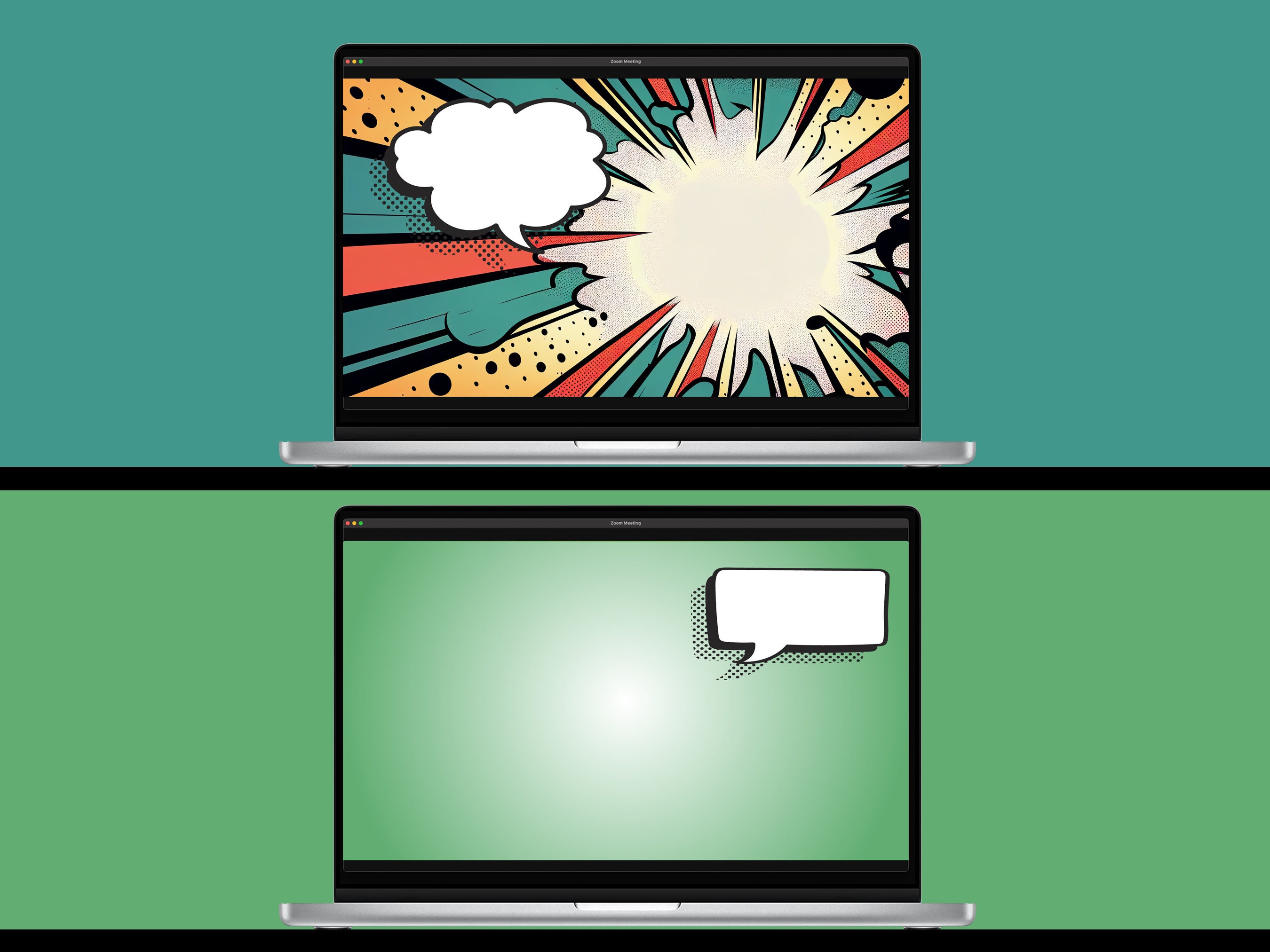 Set of 10 Zoom Backgrounds Streamer Backdrop Empty Speech - Etsy