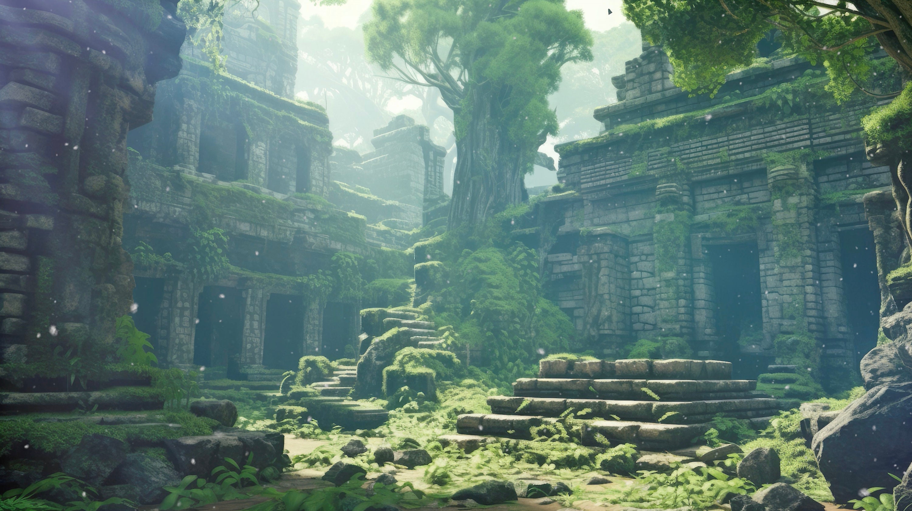 Vtuber Animated Background Jungle Twitch Overlay Package Twitch Screens ...