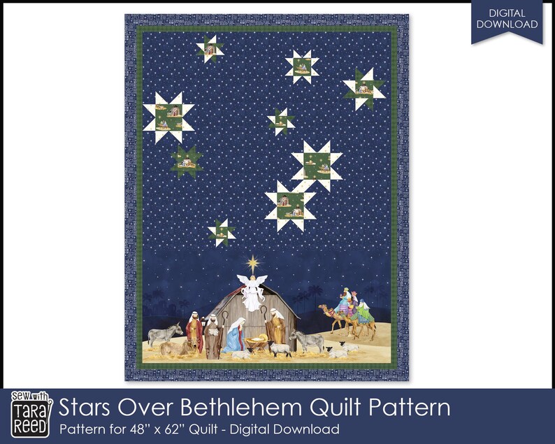 Nativity Quilt Pattern (digital Download) - Etsy