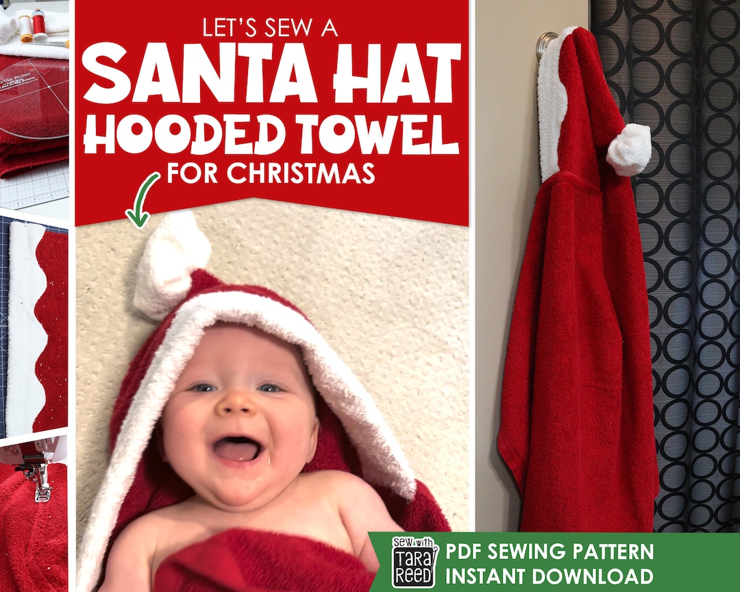 DIY Hooded Towel Pattern PDF for Christmas - Instant Download - PDF ...
