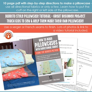 Pillowcase Sewing Pattern (instant Download) - Etsy