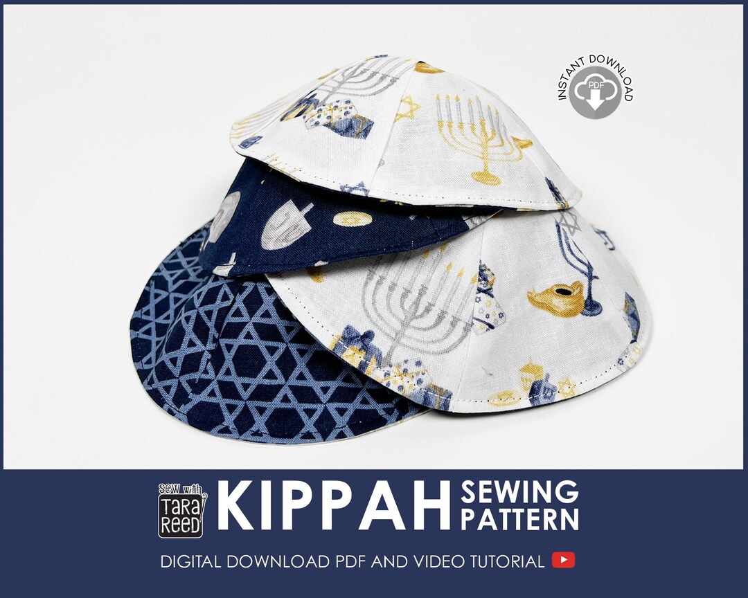 Jewish Kippah Sewing Pattern (digital Download) - Etsy