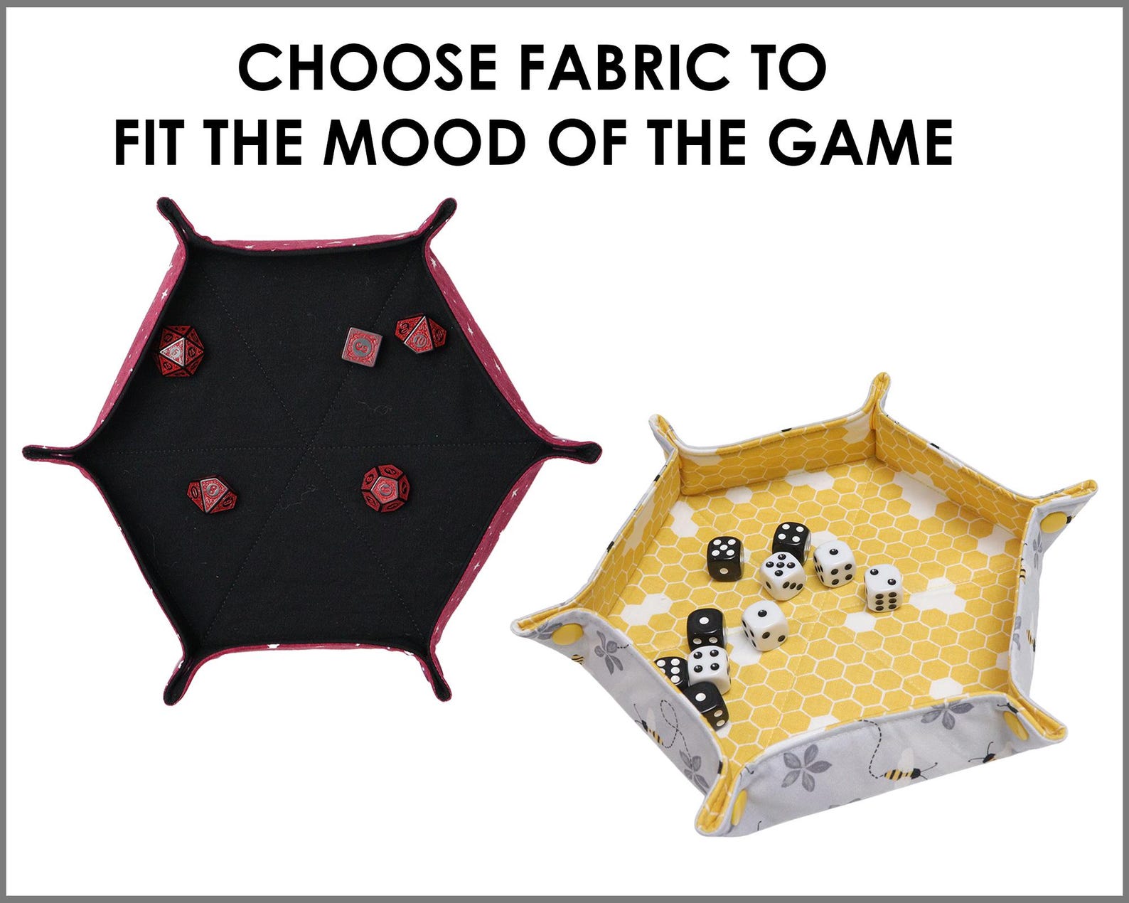 Dice Tray Sewing Pattern With Drawstring Bag (instant Download) - Etsy