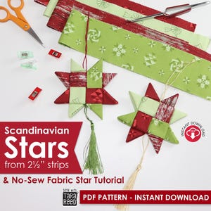No Sew Fabric Stars - the Ultimate Scandinavian Star Tutorial ...