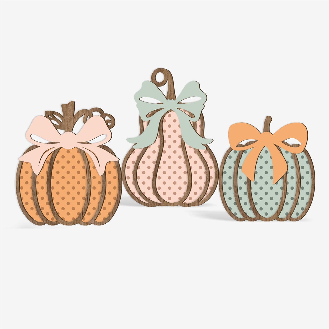 Autumn Pumpkin SVG Bundle, 40 Stacked & Standing Floral Pumpkins, Laser ...