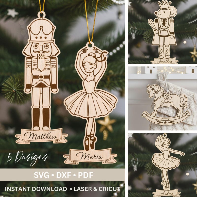 Acrylic Nutcracker Tag - Etsy UK