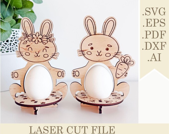 3 Coniglio Pasquale porta uovo Kinder - Etsy Italia