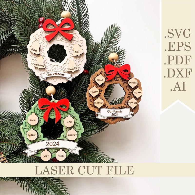 Glowforge Christmas Files - Etsy