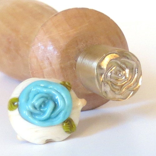 Lampwork Tool 3D Rose Stamp for Glass Beads Making - Etsy