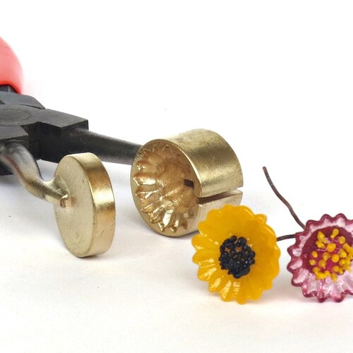 Lampwork Tool Rectanlge Ribbed Brass Mashers for Leaves - Etsy