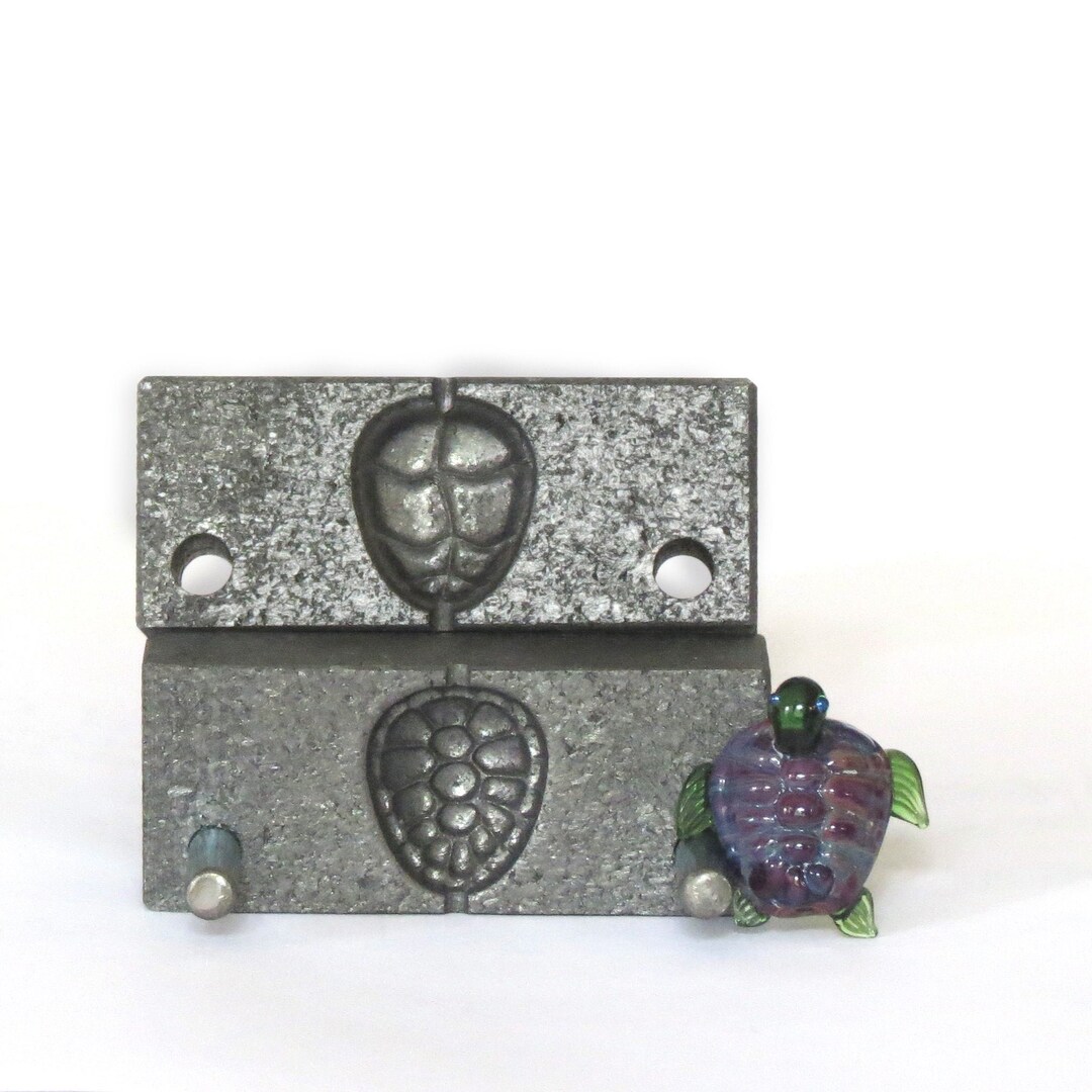 Graphite Press for Turtle Lampwork Pendant Making - Lampwork Bead Press ...