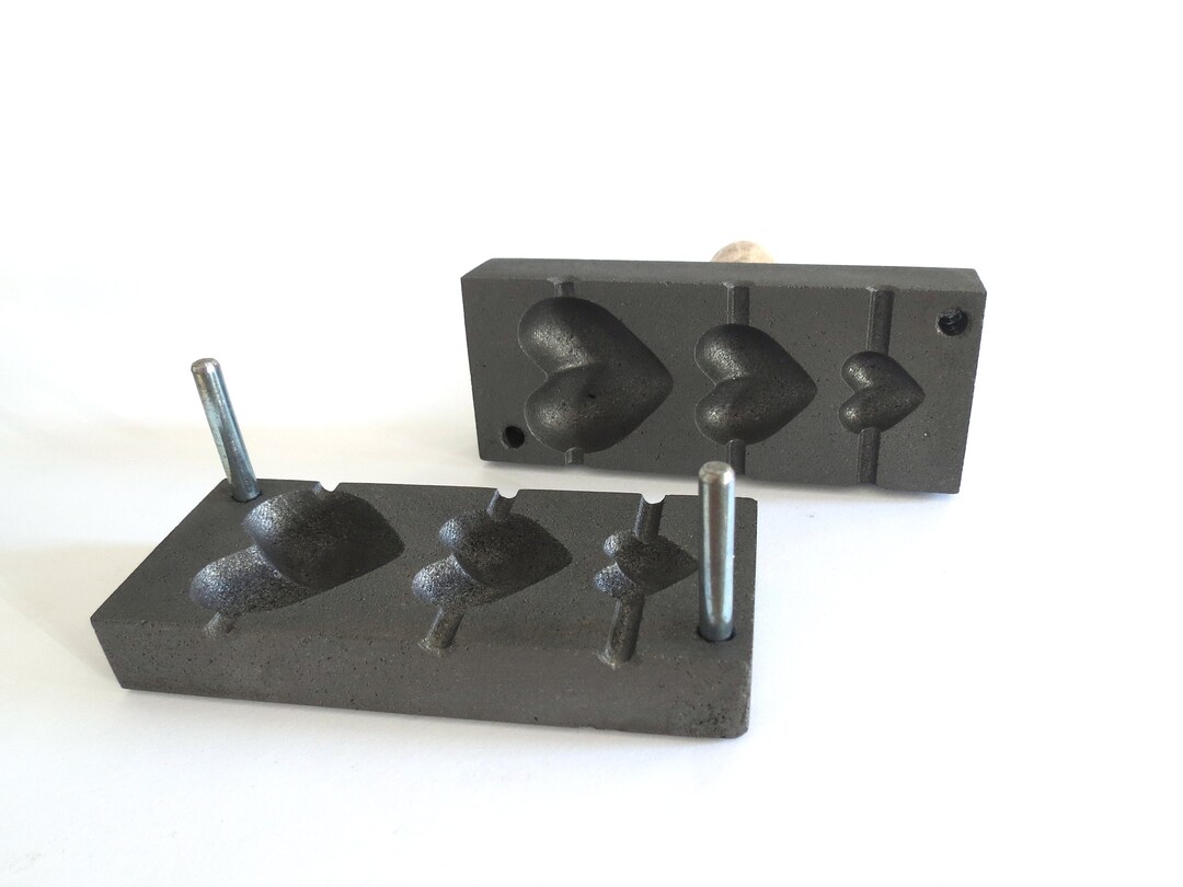 Graphite Press for Heart Shaped Lampwork Beads Making (with Horizontal ...