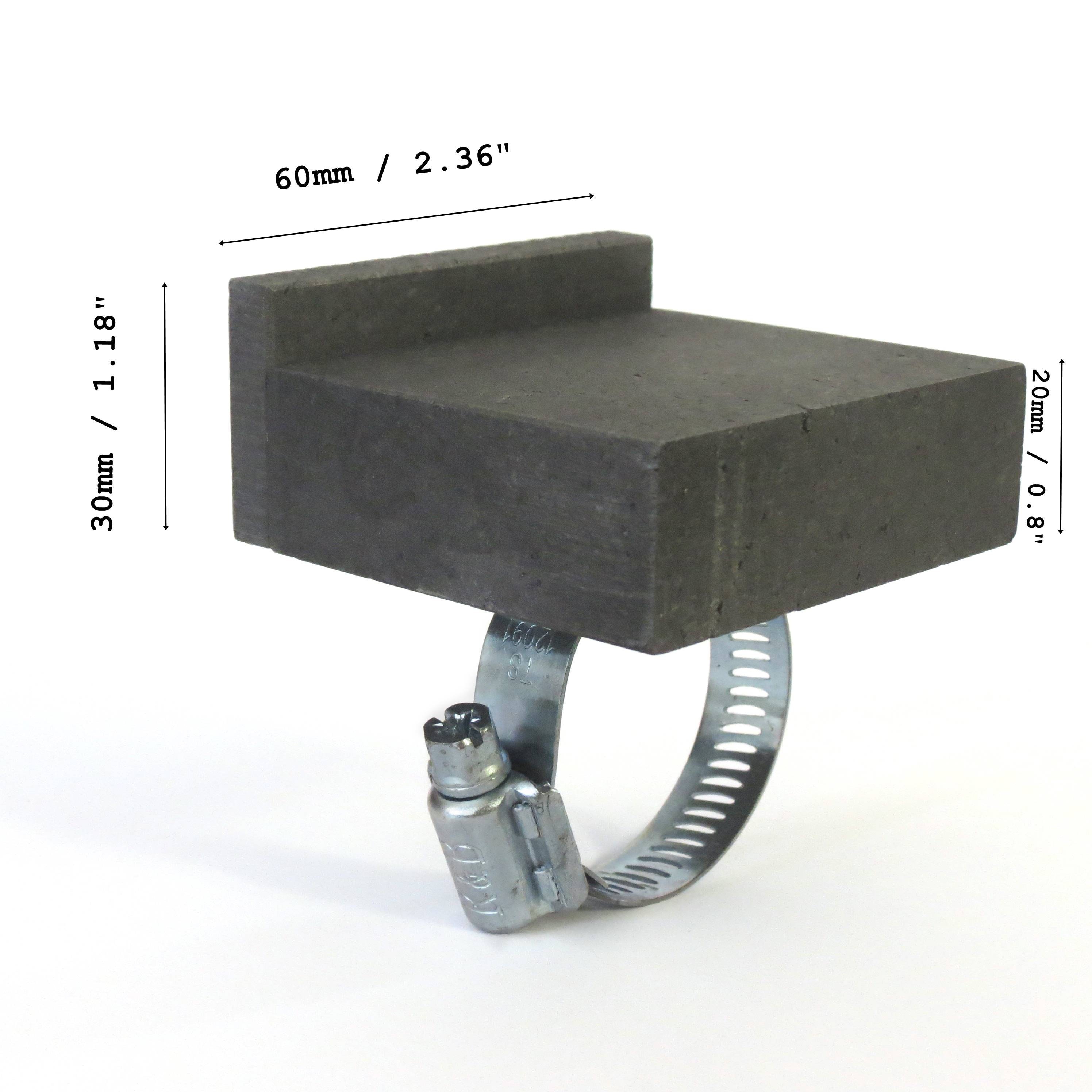 L-shaped Graphite Torch Marver With Hose Clamp Lampwork Tool - Etsy