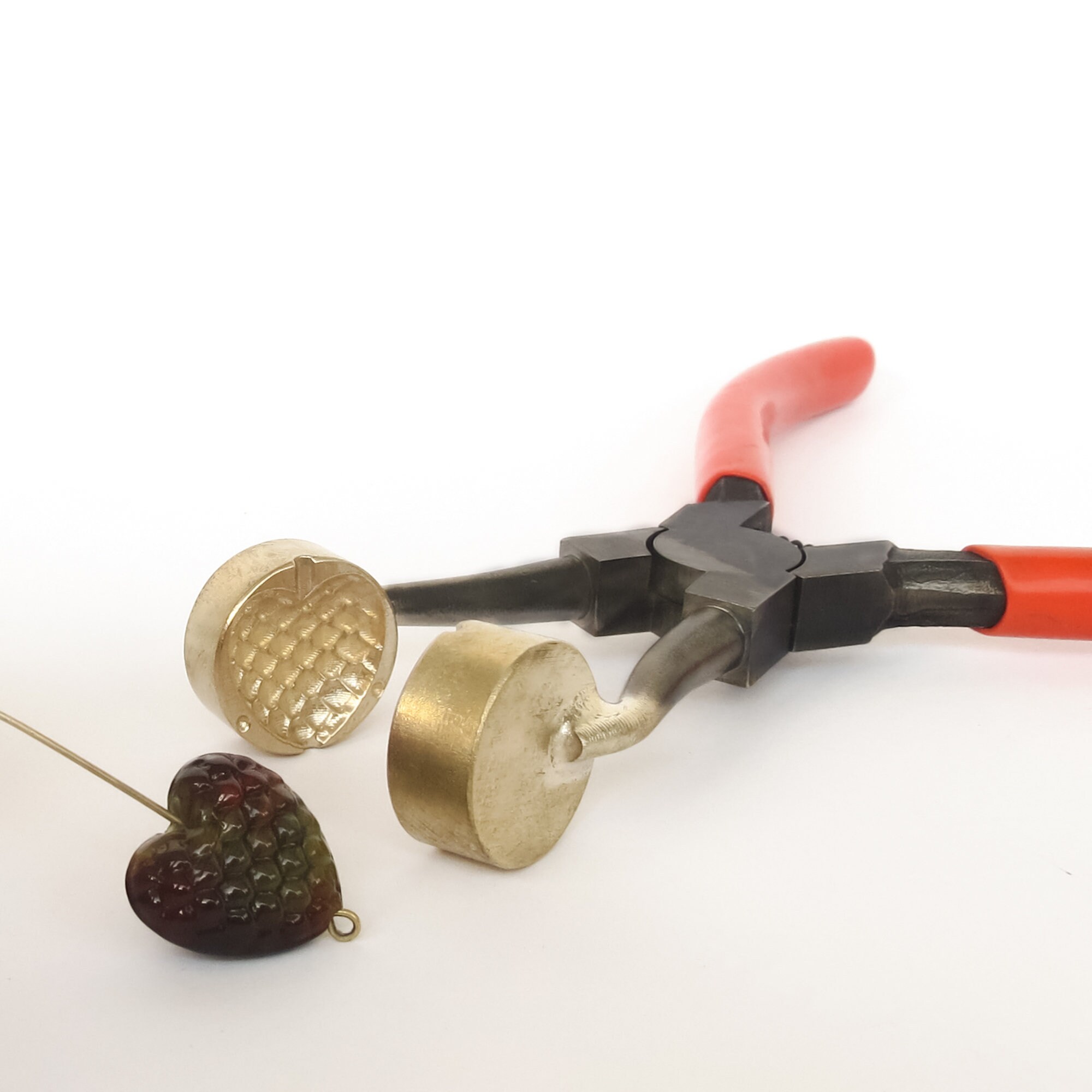 Textured Heart Bead Lampwork Mashers Lampwork Tool - Etsy