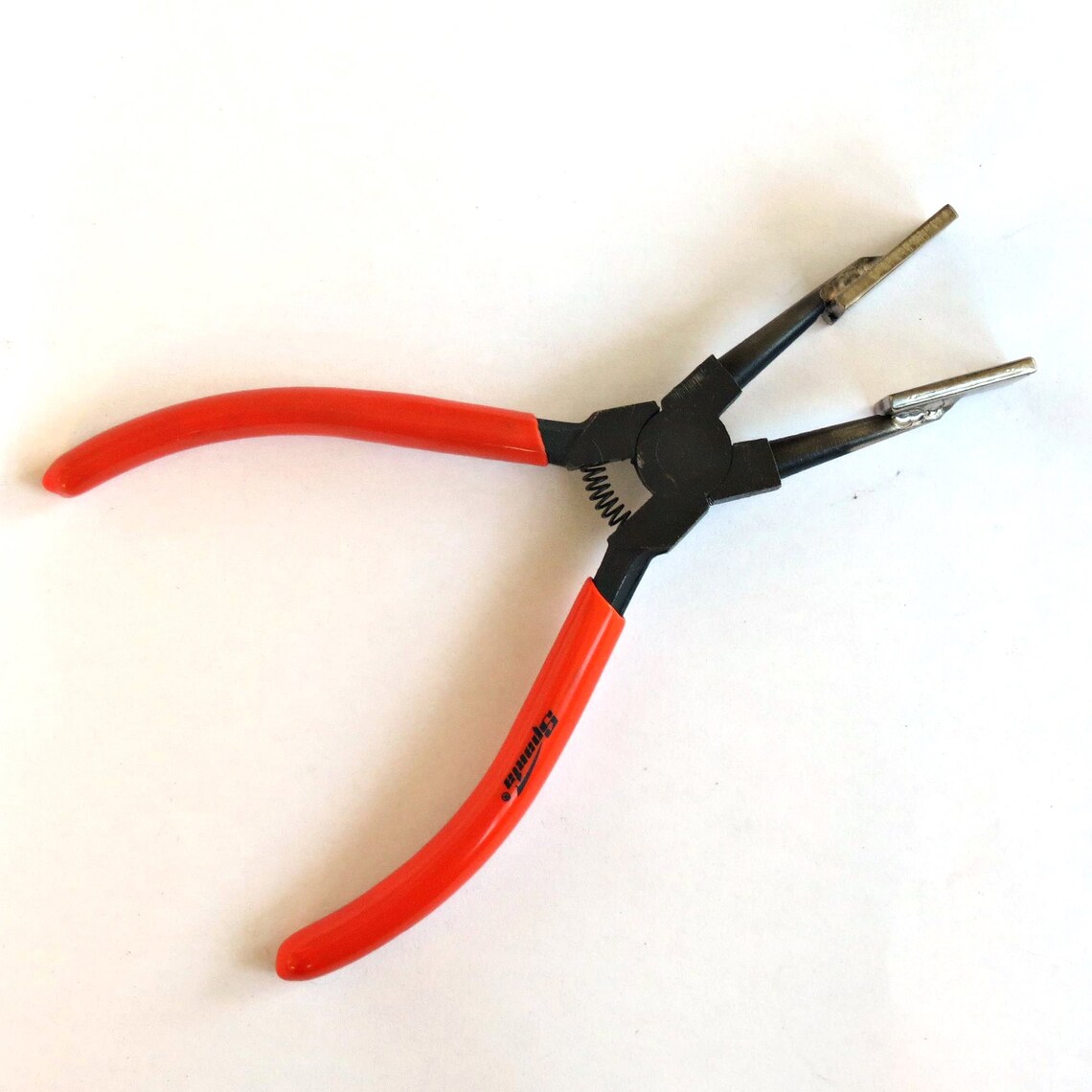 Flat Straight Lampwork Masher Pliers With Rectangle Pads - Lampwork ...
