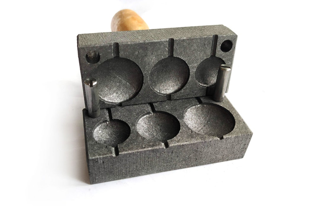 Graphite Press for Straight-sided Lentil Lampwork Beads Making ...