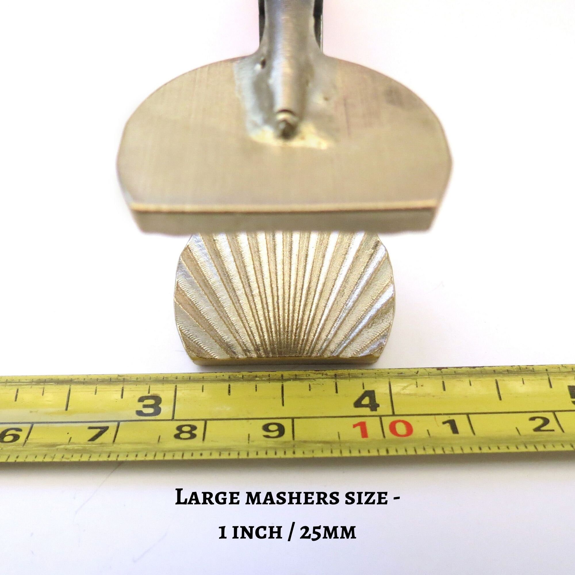 Lampwork Tool Ribbed Brass Mashers / Fin / Butterfly Wings / - Etsy