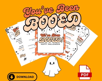 Youve Been Booed, Weve Been Booed, Halloween Printable, Halloween Gift ...