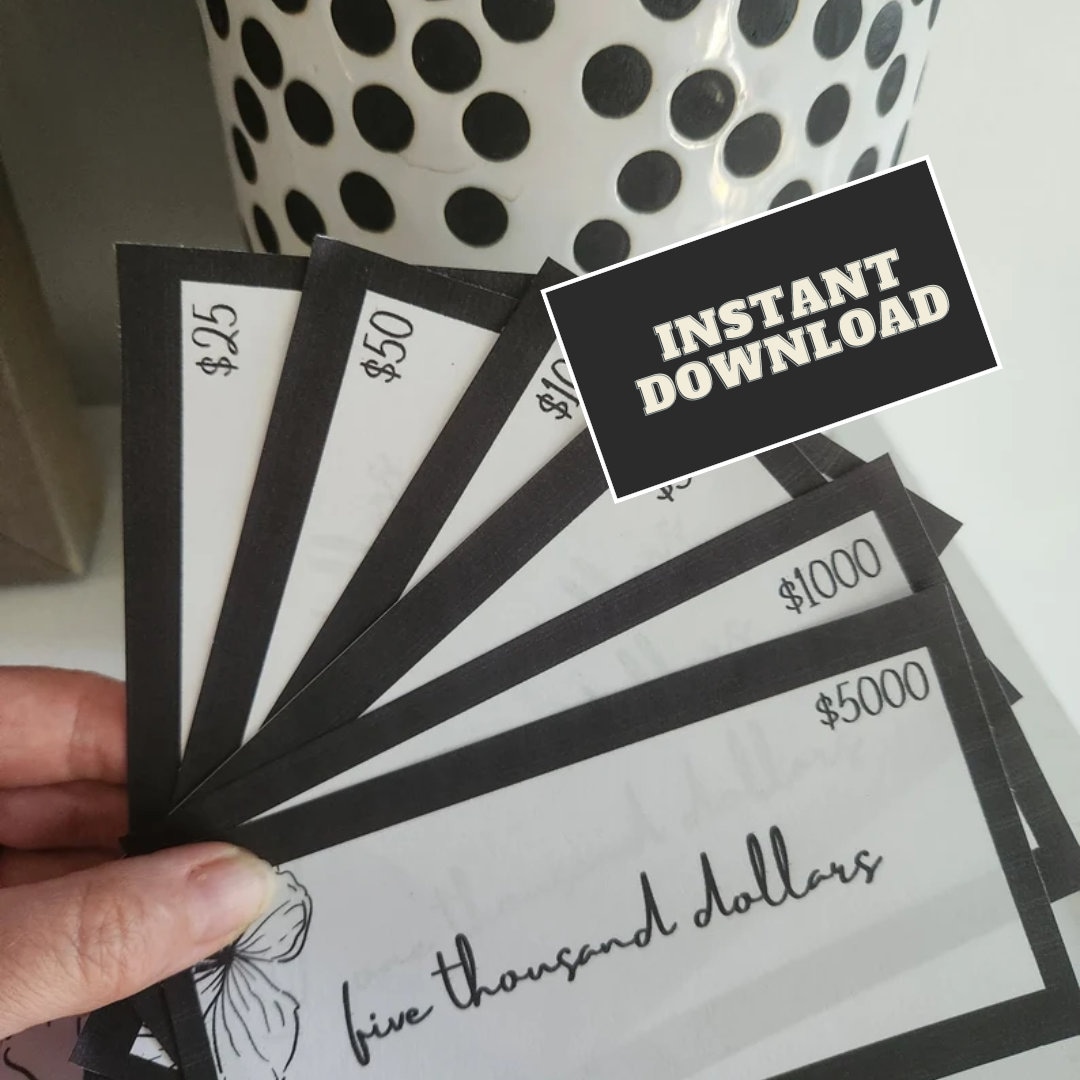 PRINTABLE A6 Money Placeholders for Budget Binders, A6 Cash Envelope ...