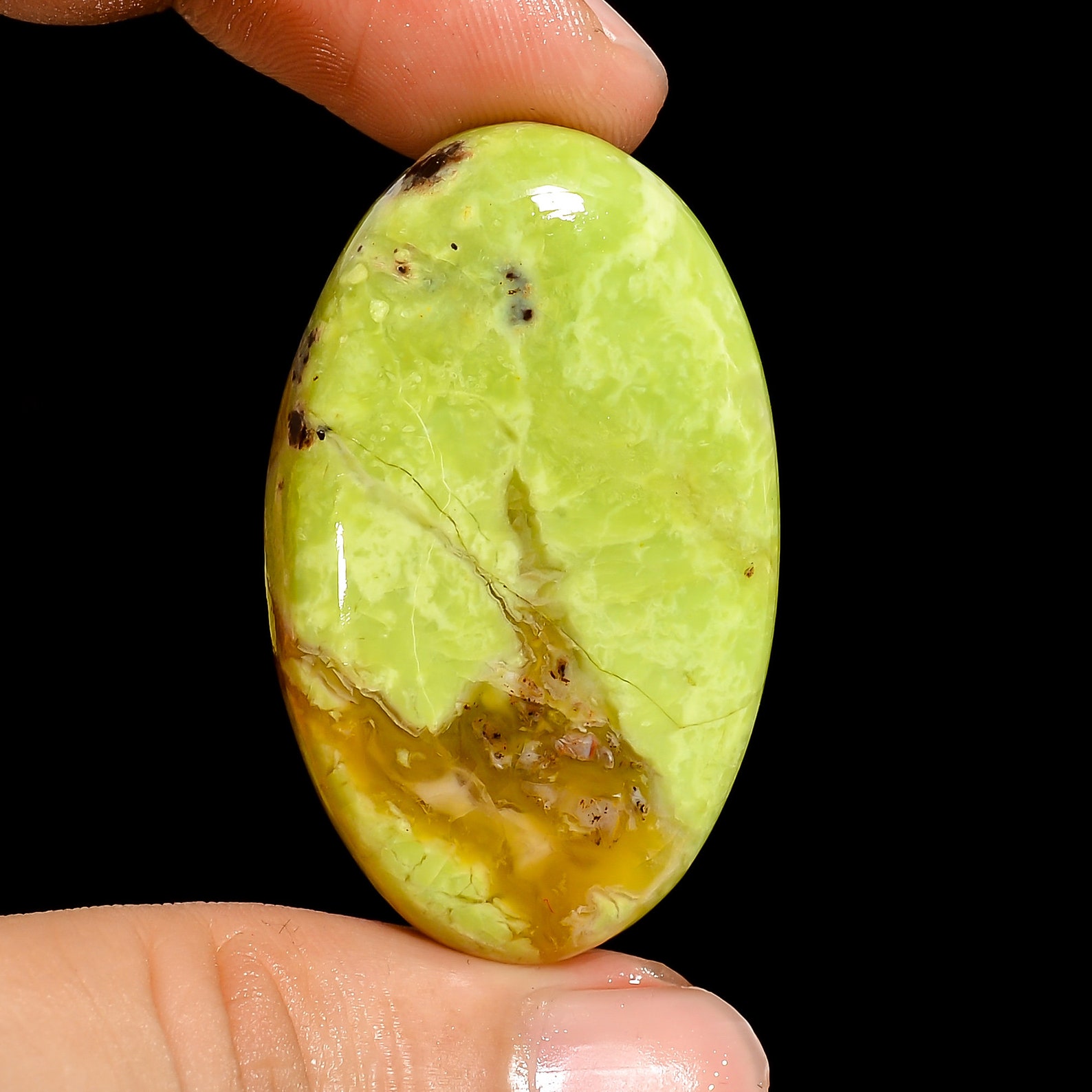 Lizardite Gemstone Gorgeous 100% Natural Lizardite Oval Shape | Etsy