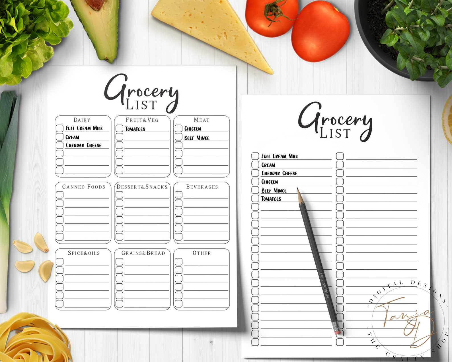 Food Inventory Bundle, Kitchen Inventory Bundle, Pantry Inventory ...