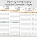 Pantry Inventory, Fillable PDF, Pantry Organization Page, PDF Printable ...
