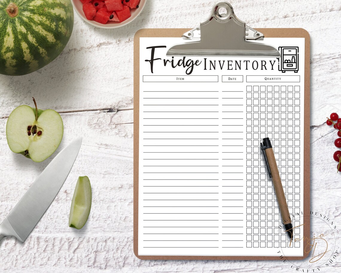 Food Inventory Bundle, Kitchen Inventory Bundle, Pantry Inventory ...