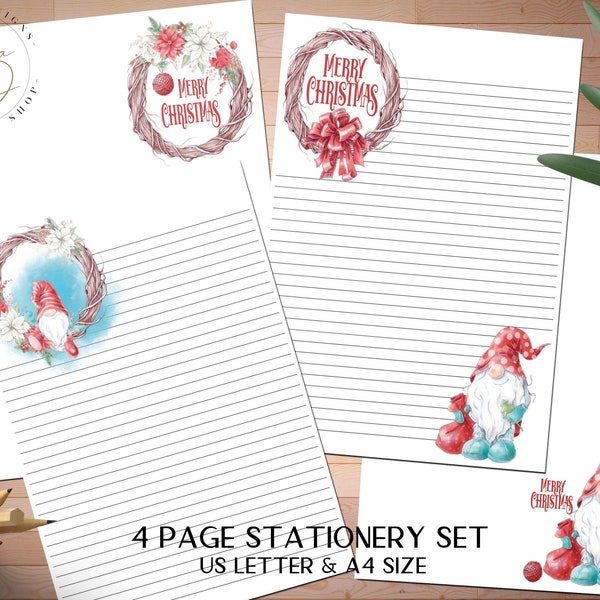 Pink Boho Printable Stationery, Digital Paper, Letter Paper, 8.5 X 11 ...