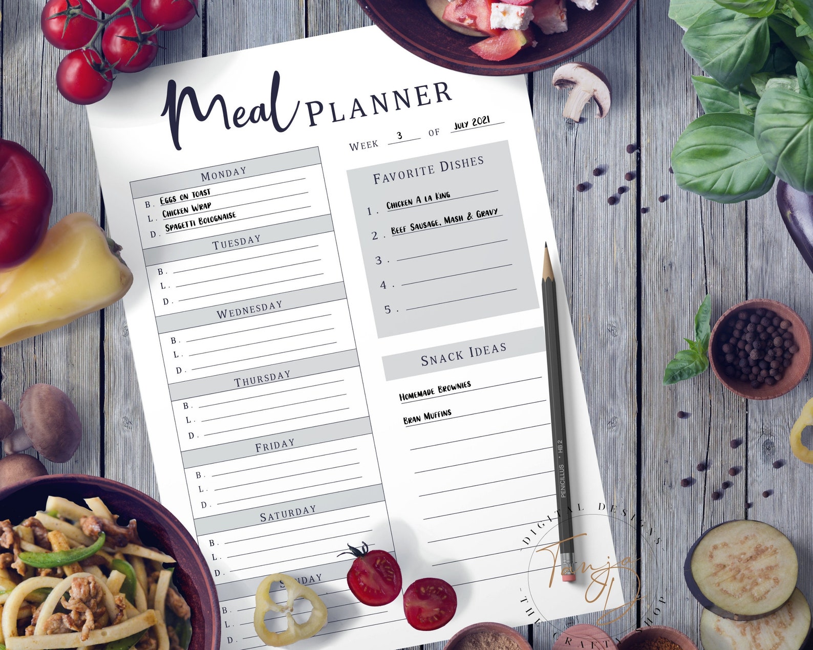 Food Inventory Bundle, Kitchen Inventory Bundle, Pantry Inventory ...