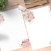 Pink Boho Printable Stationery, Digital Paper, Letter Paper, 8.5 X 11 ...