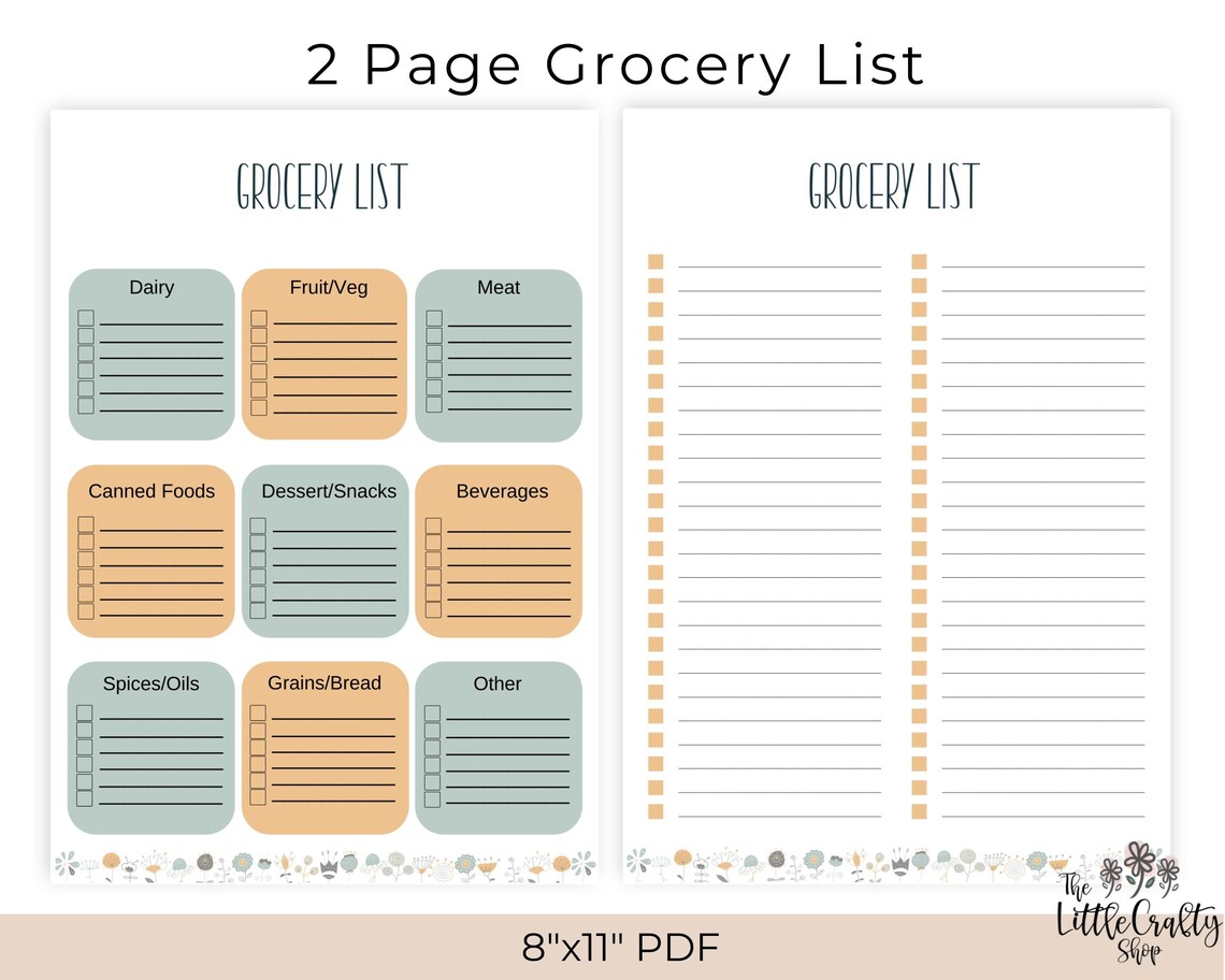 Organized Kitchen Bundle, Kitchen Inventory Printable, Pantry Inventory ...