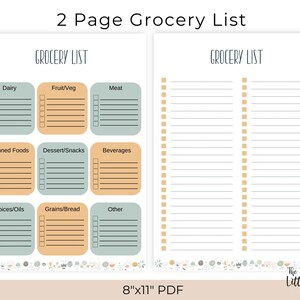 Organized Kitchen Bundle, Kitchen Inventory Printable, Pantry Inventory ...