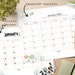 Undated Editable Monthly Calendar, Printable Planner, PDF Planner ...