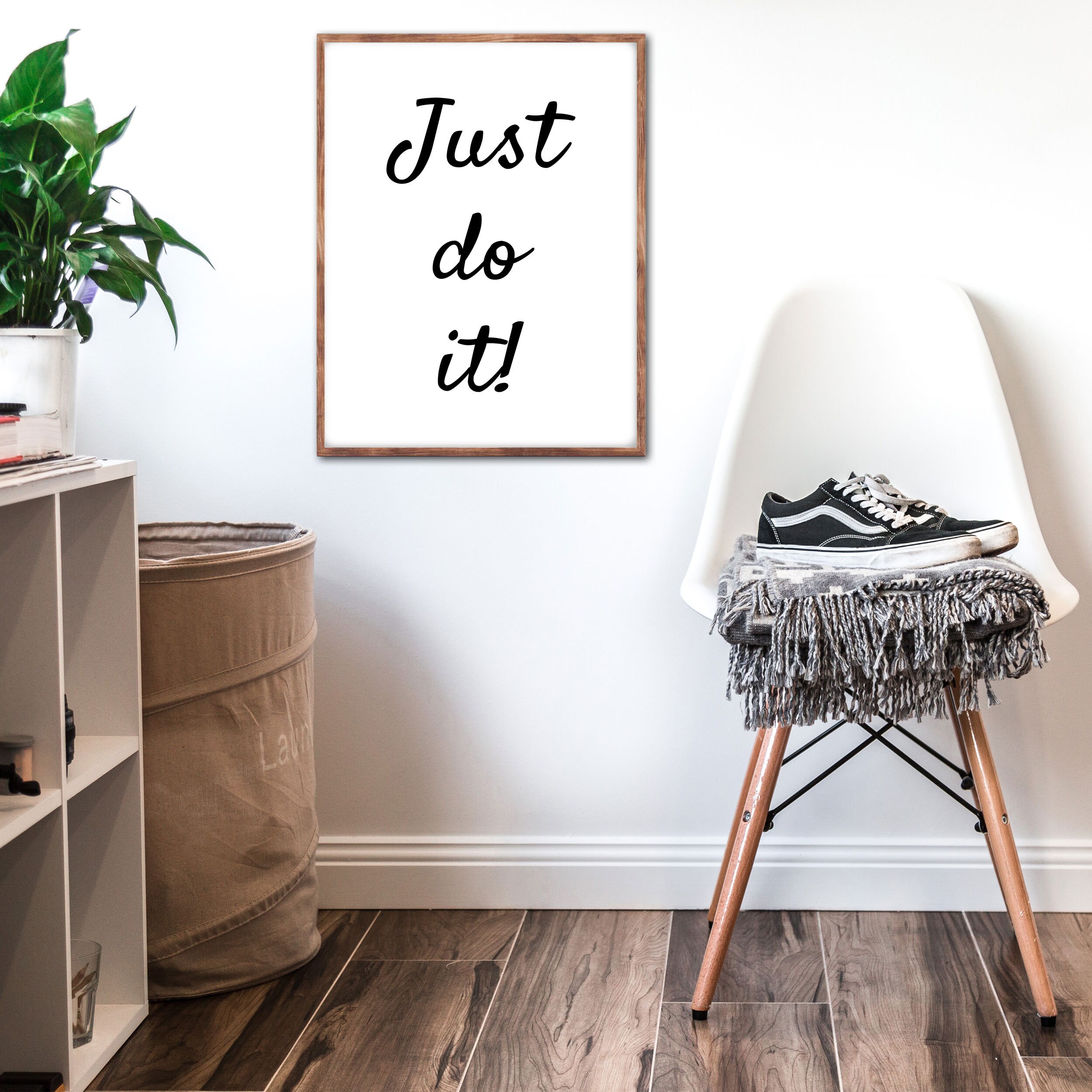 Motivational Poster Just Do It Inspirational Quote Typography Print ...