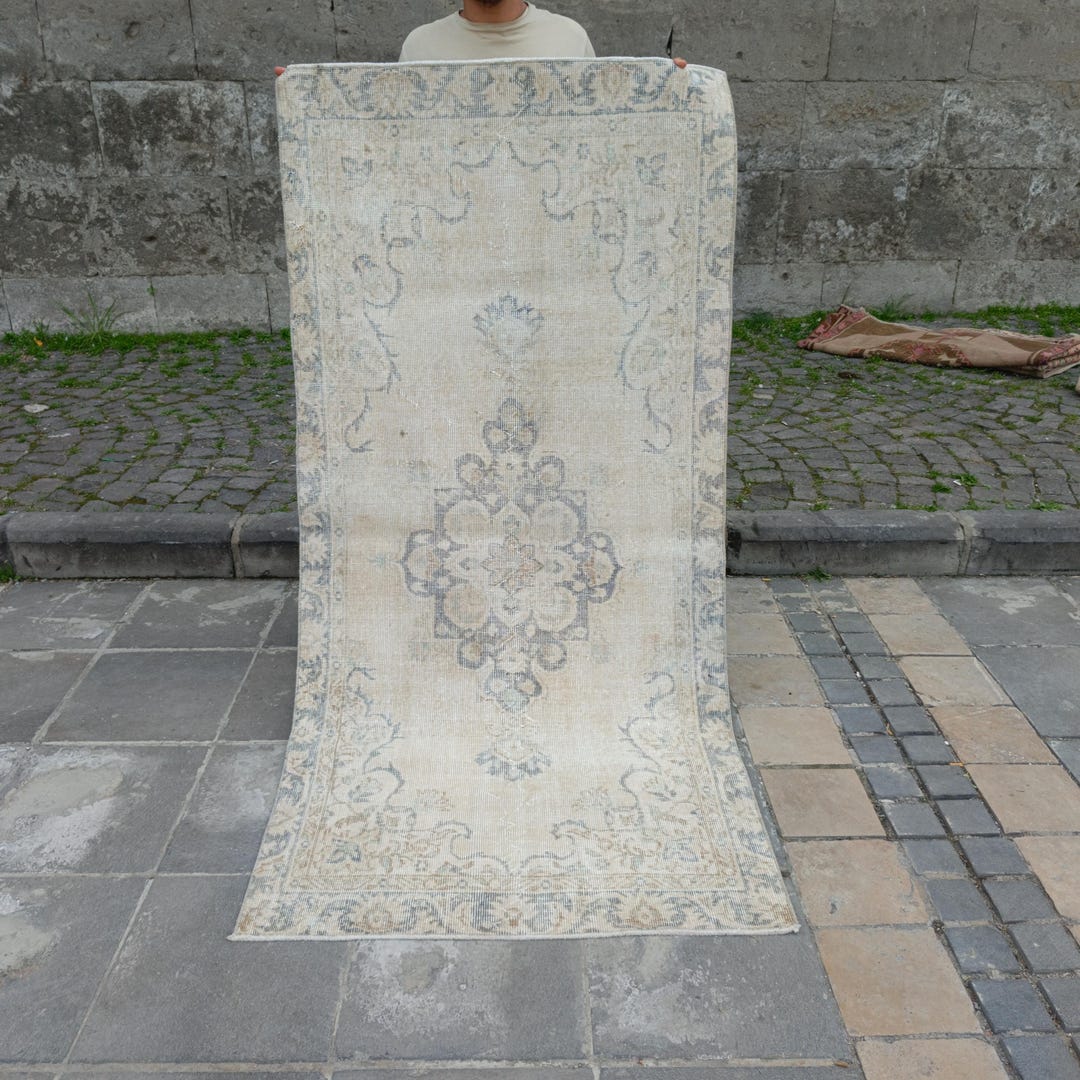 3x7 Gym Room Rug , 3.18'' X 6.95'' Old Area Rug , Kitchen Rug , Area ...