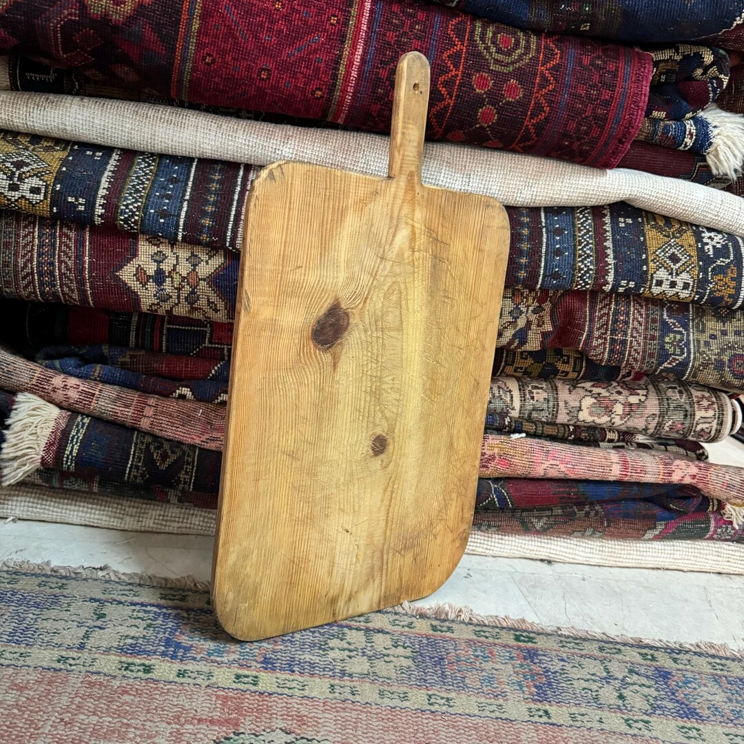 Huge Vintage Bread Board , Turkish Bread Board , Antique Bread Board ...