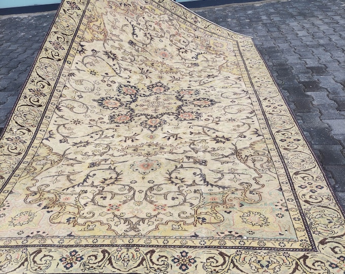 Awesome Turkish Bunyan Oversized Rug , 6.3'' X 9.71'' Area Rug , 6x10 ...