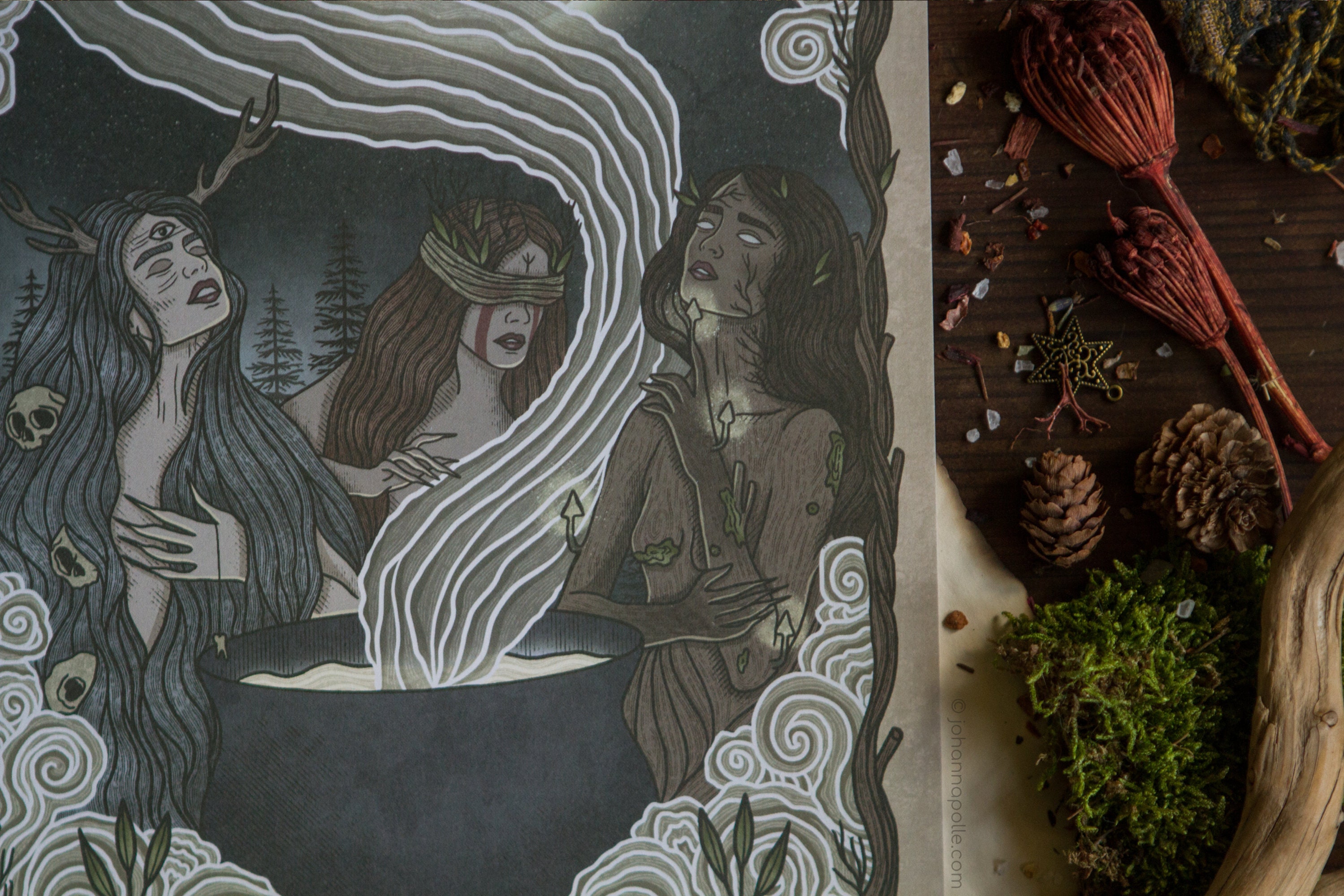 RITUAL A4 Art Print Pagan Art Magick Decor Traditional | Etsy